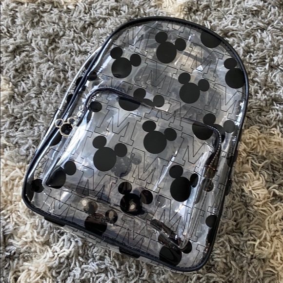 Disney | Bags | Disney Mickey Mouse Clear Backpack | Poshmark